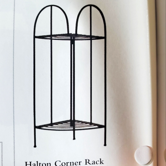 Home Interiors | Other | Home Interiors Metal Corner Rack 2 Shelves ...